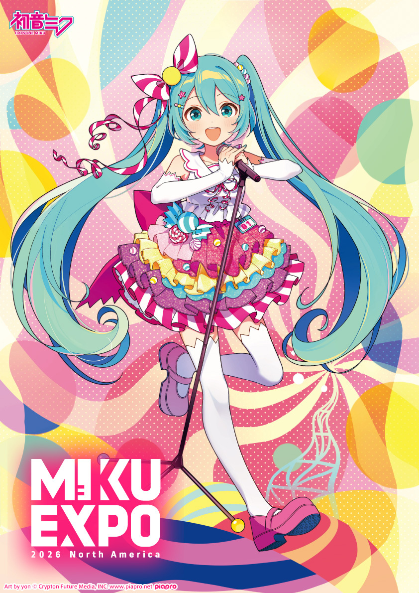 Hatsune Miku EXPO 2026 North America Tour Announced for April 2026